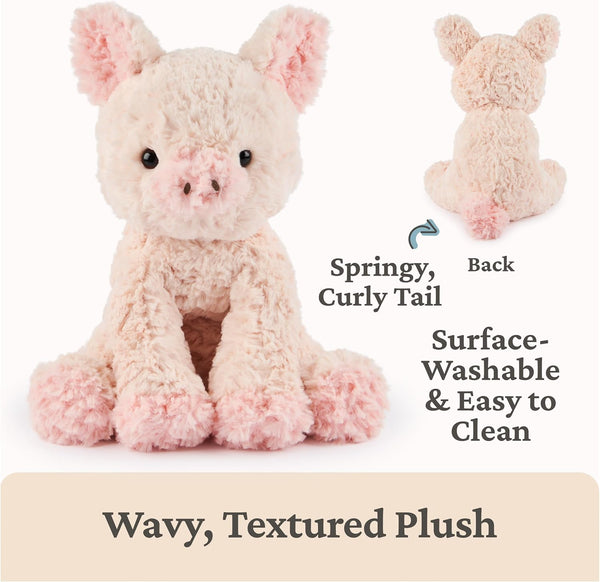 GUND Cozys Collection Pig Plush, Pig Stuffed Animal – Love Bliss Baby