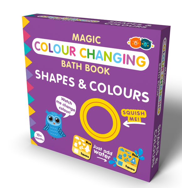Magic Colour Changing Bath Book – Shapes & Colours – Love Bliss Baby